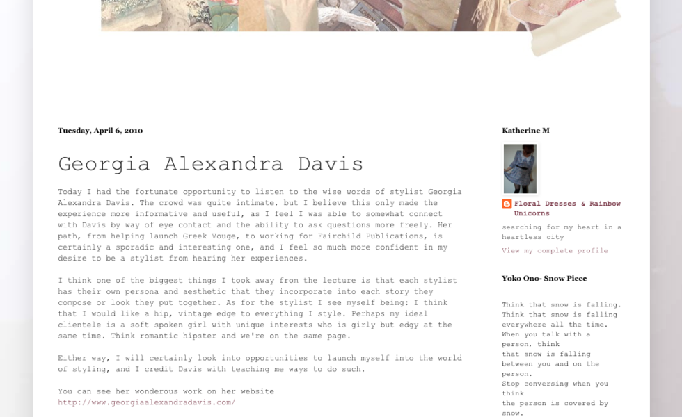 About Georgia Alexandra | Georgia Alexandra